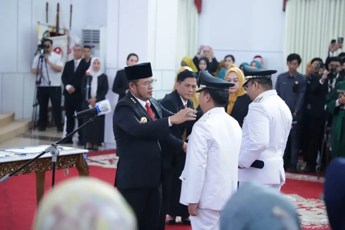 Lantik Bupati dan Wakil Bupati Kukar, Rudy Mas’ud Minta Pasangan Aulia ...