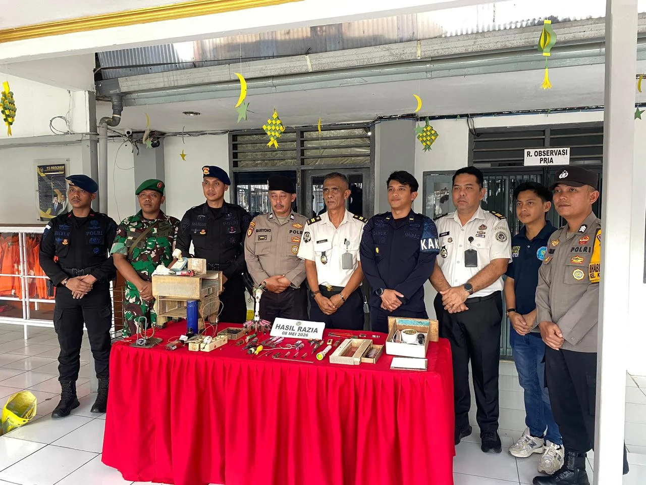 Petugas Gabungan Geledah Rutan Tanjung Redeb Berau, Temukan Barang ...